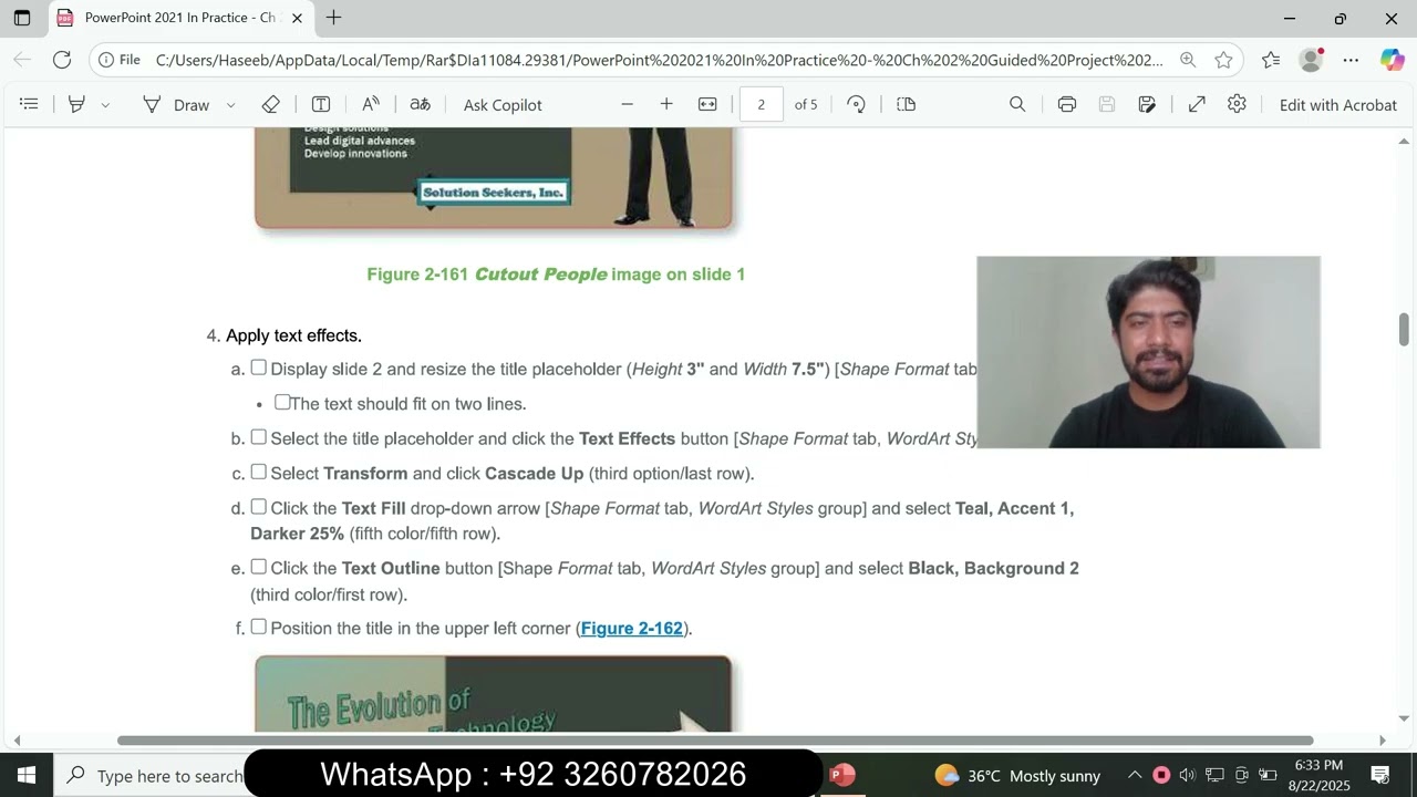 PowerPoint 2021 In Practice - Ch 2 Guided Project 2-3 | PowerPoint  Ch 2 Guided Project 2-3