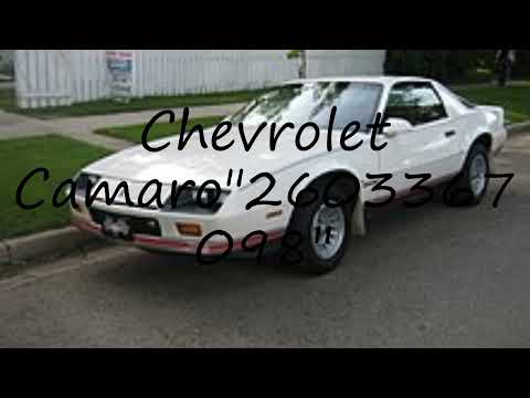 How to pronounce Chevrolet Camaro"2603367098" in English?