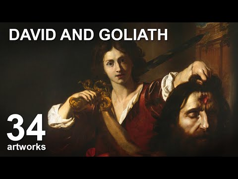 David and Goliath. Religious Paintings. 34 Artworks Slideshow