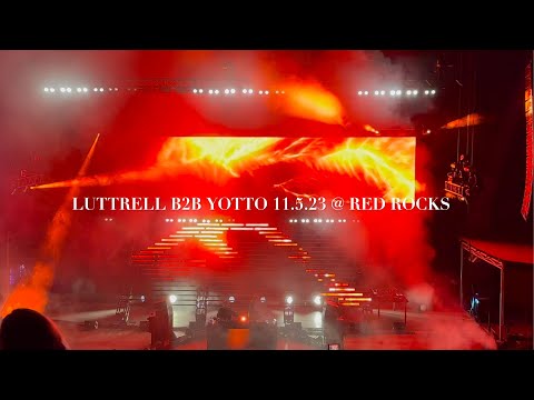 LUTTRELL B2B YOTTO @ RED ROCKS 4K (ANJUNADEEP OPEN AIR)
