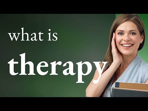 Therapy | meaning of THERAPY
