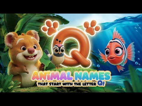 🐾 Animal Names That Start with Letter Q - Fun Learning for Kids! | Kidslore TV
