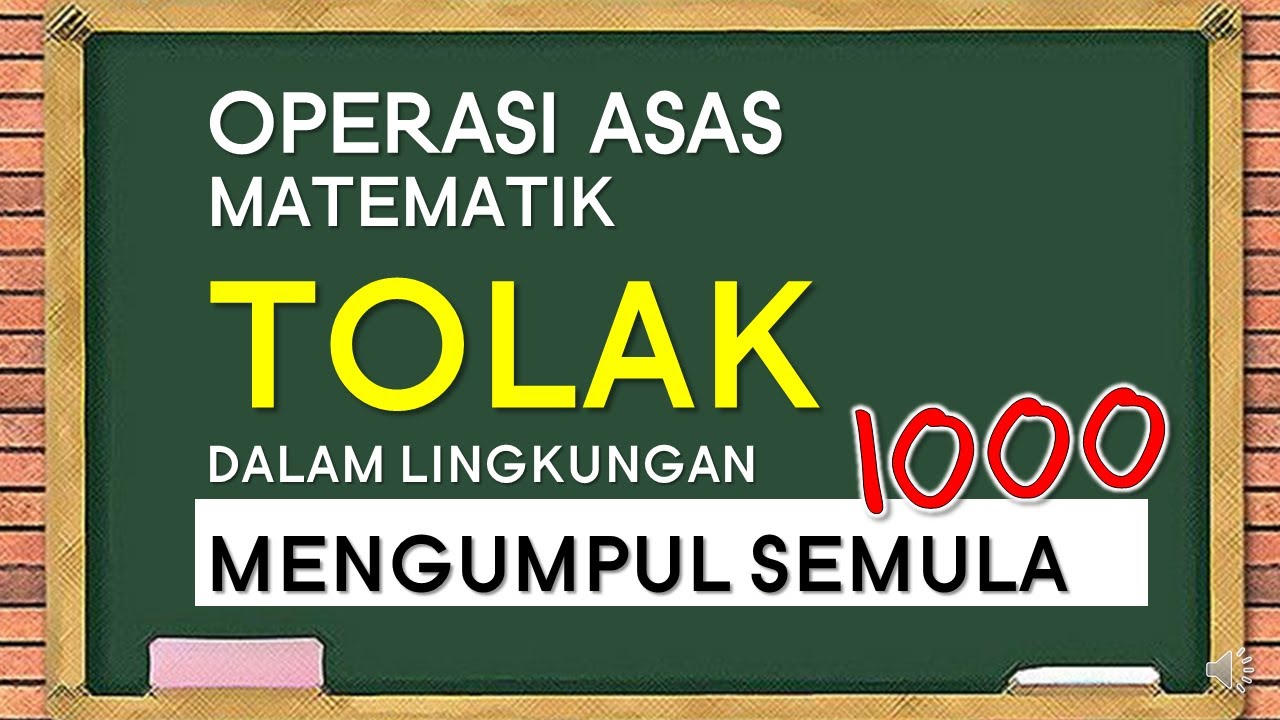 Tolak Dalam Lingkungan 1000 Dengan Mengumpul Semula | Bentuk Lazim
