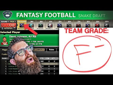 ESPN Fantasy Football Draft 2017 Fan League