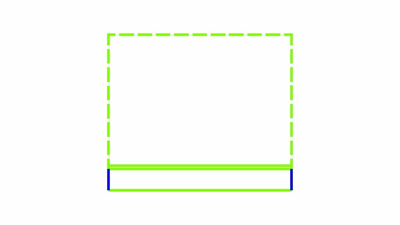 Autocad Dynamic Block - Garage door (Plan)