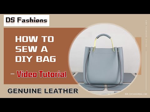 Genuine leather DIY BAG KIT #diybag #diycrafts