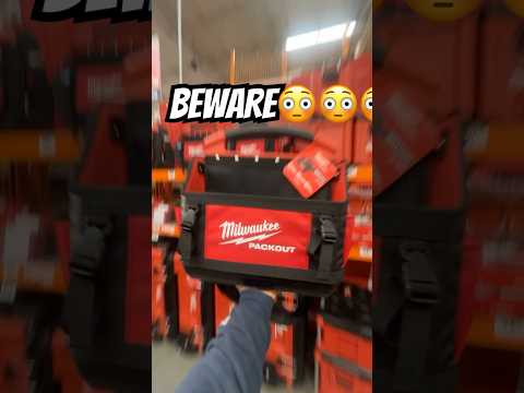 DO NOT BUY MILWAUKEE PACKOUT TOOLBAG TIL YOU SEE THIS ???? WHICH YOU BUYING?
