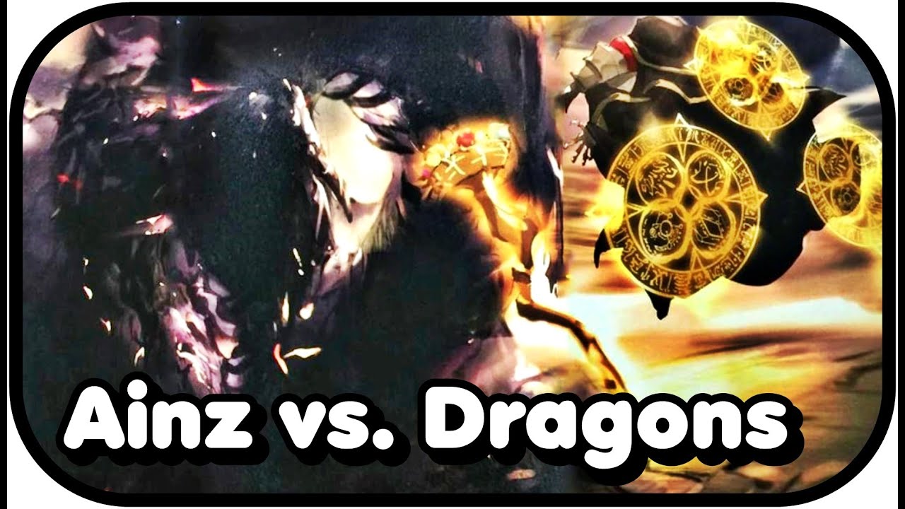 Ainz Ooal Gown vs. Cure Elim - How the Overlord defeats Dragonlords