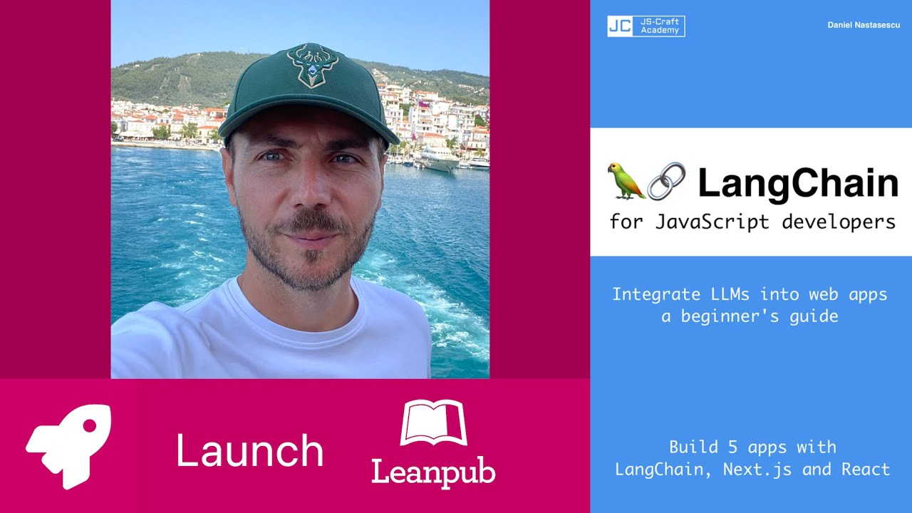 Book Launch! LangChain for JavaScript developers by Daniel Nastase #books #AI #langchain #javascript