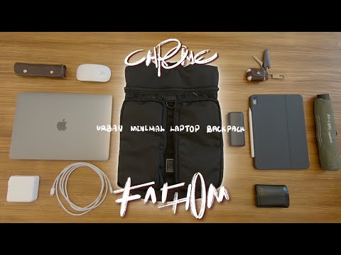 CHROME FATHOM / Urban Minimal Laptop Backpack - Backpacking:vol.50