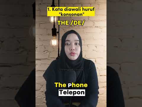 2 cara pengucapan "The" dalam Bahasa inggris #fyp #english