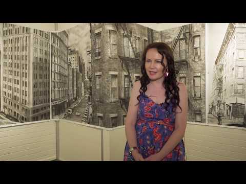 Local Artist Miriam Innes Features Her Charcoal Drawing of New York at the Logan Art Gallery