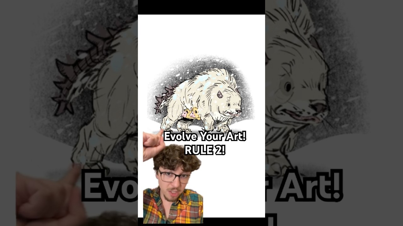 evolution helps art, Tip 2!! #specevo #evolve #animals #arttips