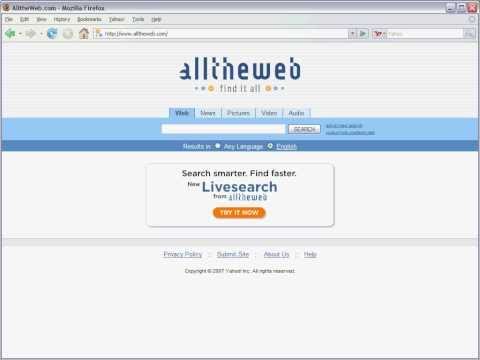 Livesearch: Predictive Search Engine from Yahoo (2006)