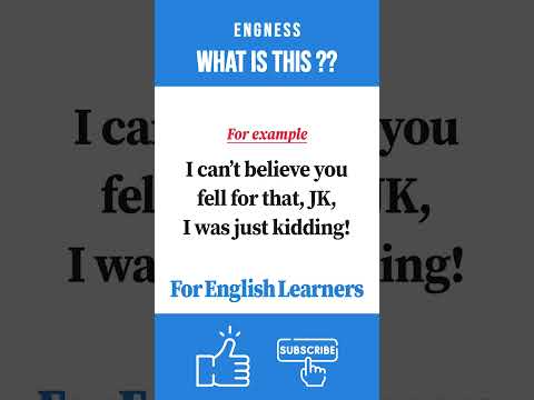 JK Meaning