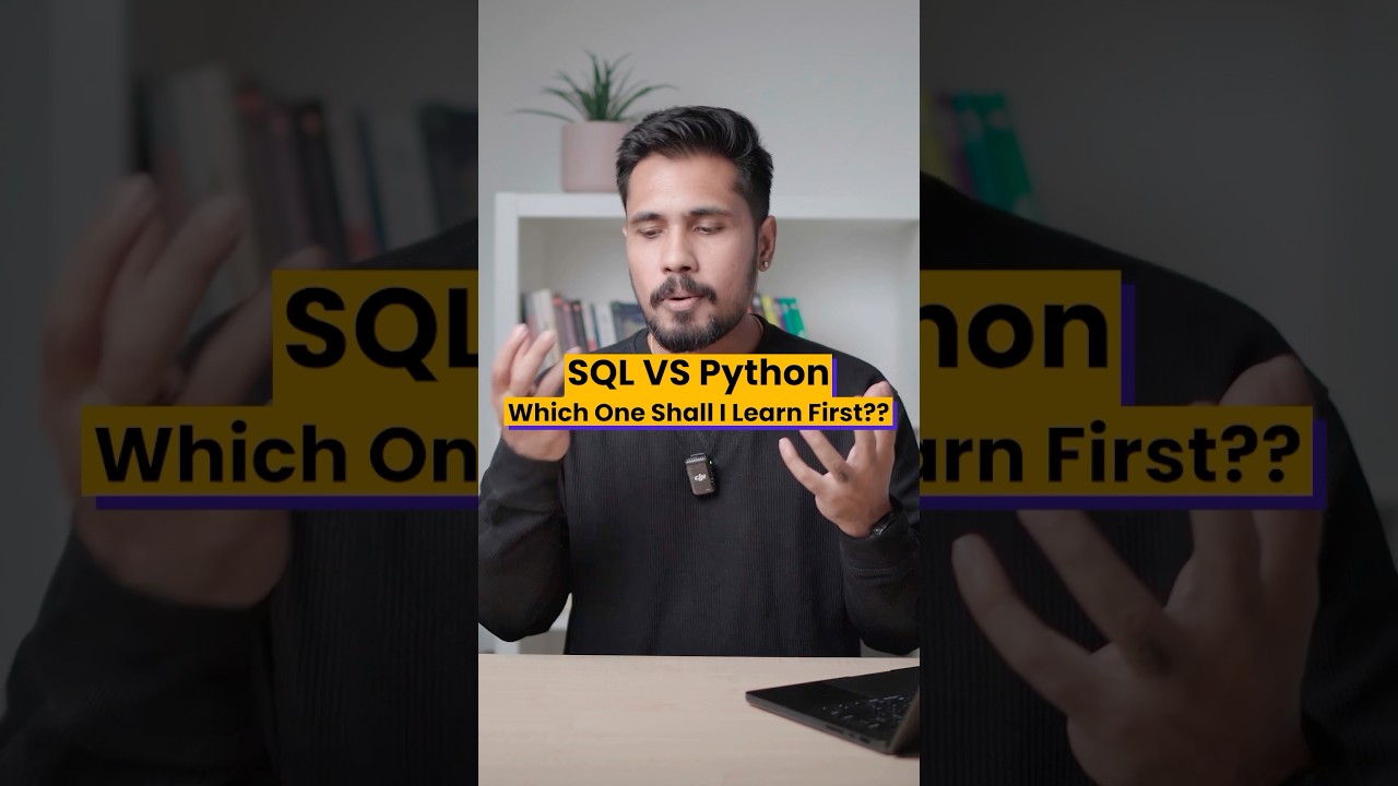 SQL or Python Which One To Learn First?? #datascience #dataanlysis #sql #python