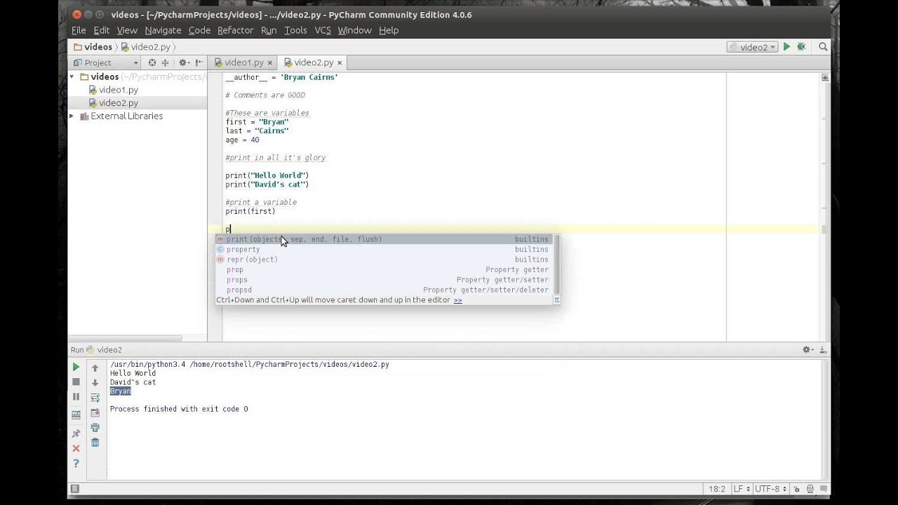 Python 2 - Printing and Formatting