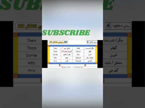75 Word English In to Sindhi