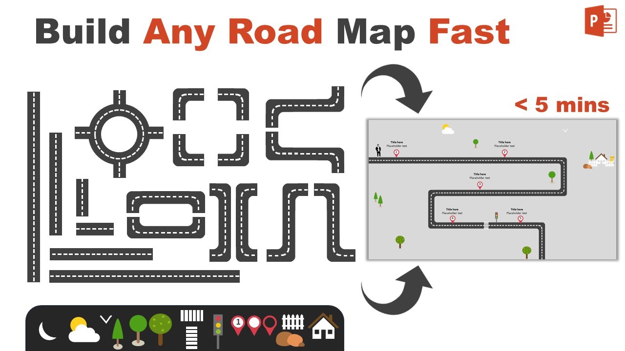 How to Create Any Road Map Infographic Quickly in PowerPoint