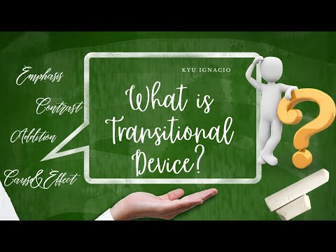 TRANSITIONAL DEVICES | Definition, Categories & Examples