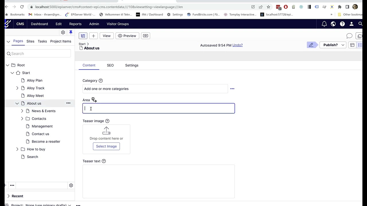 Property Inheritance Addon for Optimizely CMS