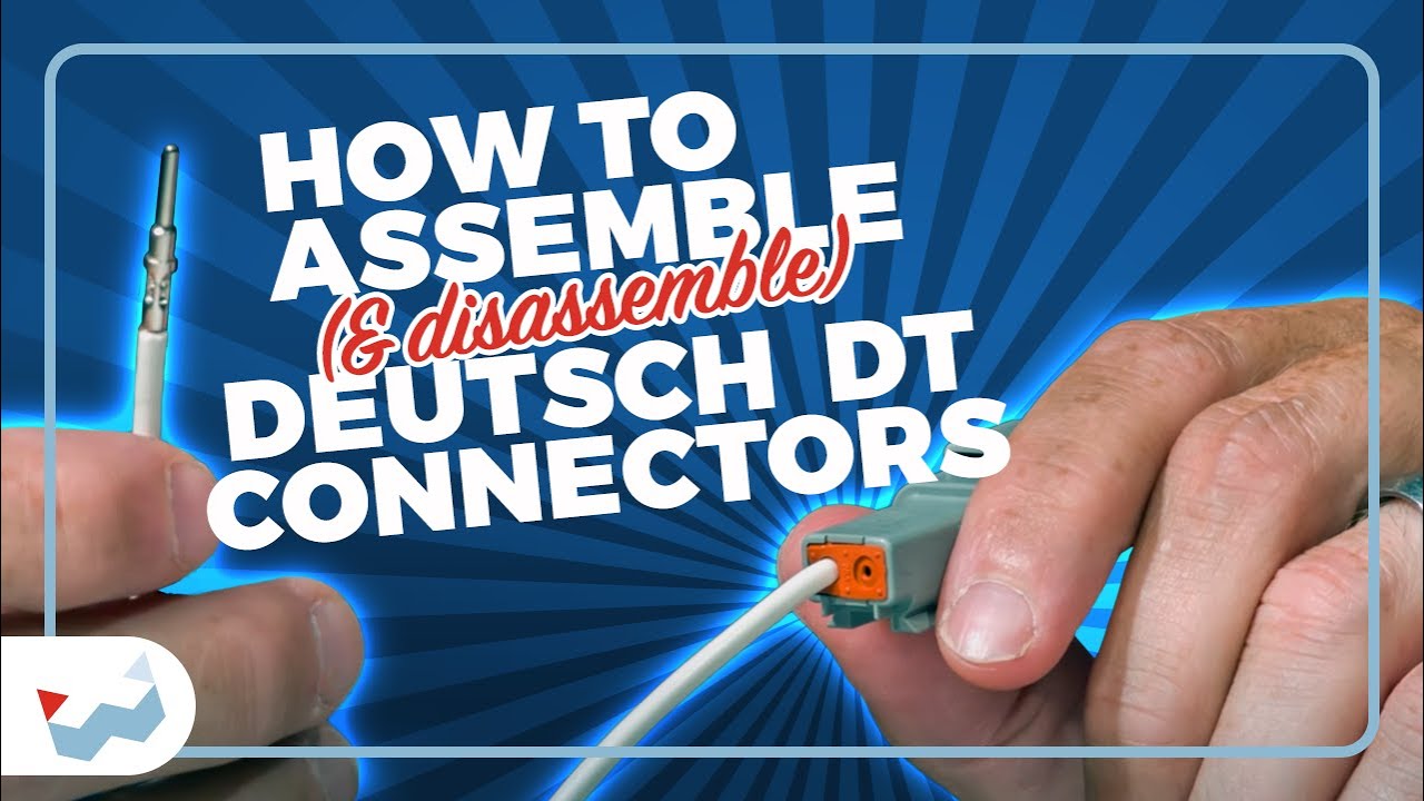 How to Assemble & Disassemble Deutsch DT Connectors