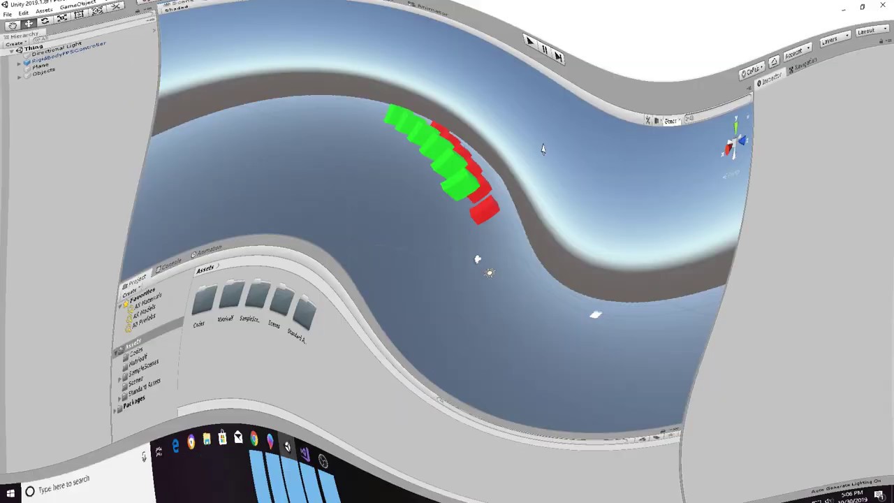 Disable and enable objects, And scene movement, In Unity