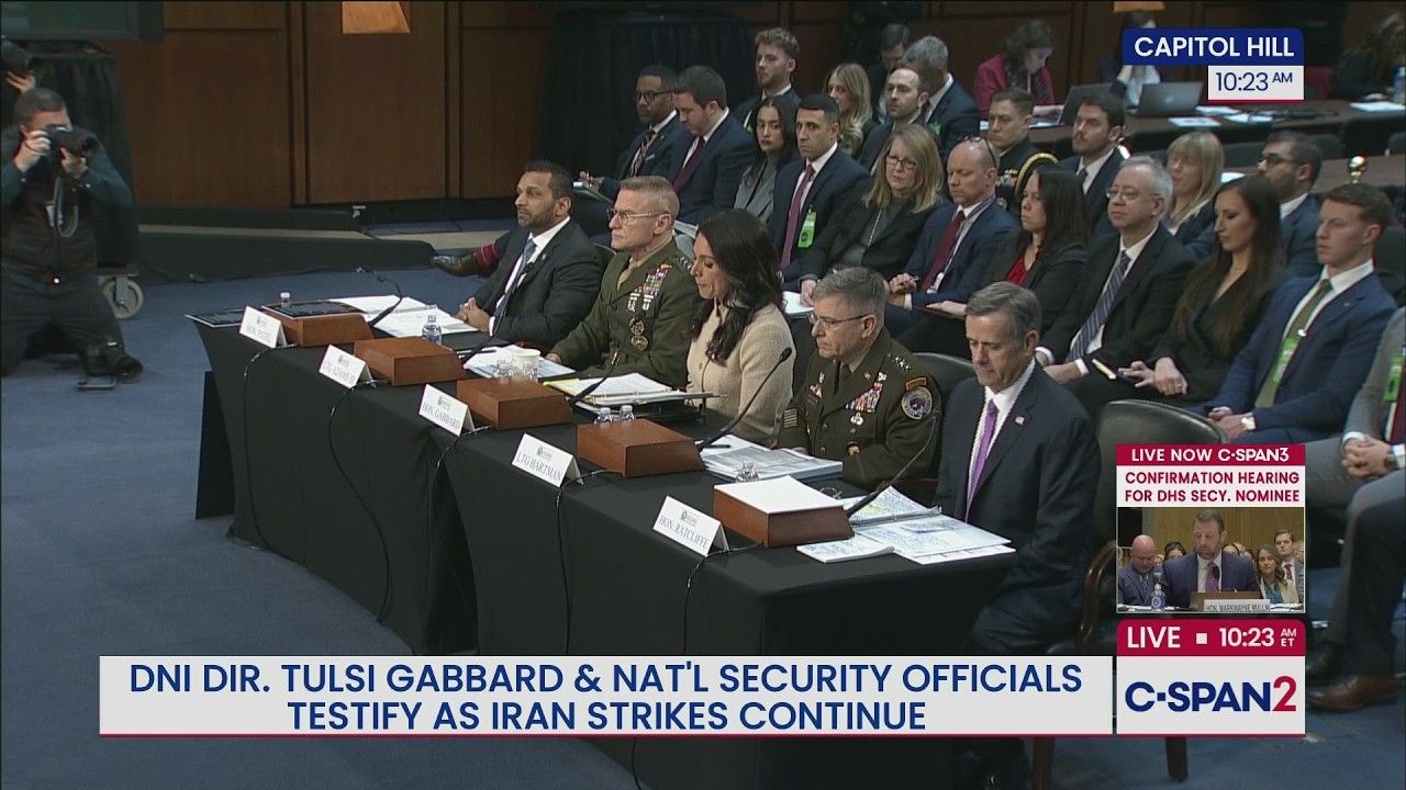 National Security Officials Testify on Global Threats to the U.S.