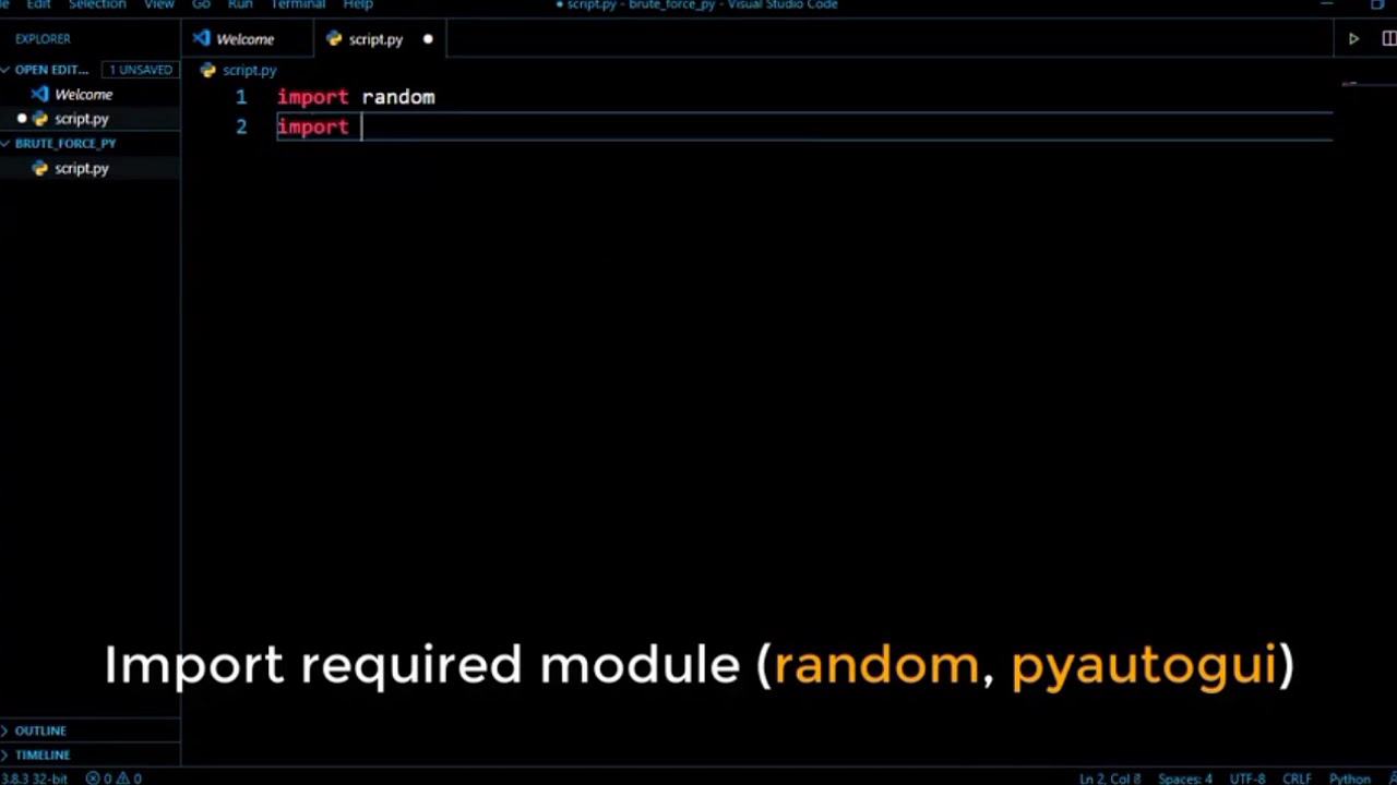 create A Brute force password cracker with python programming