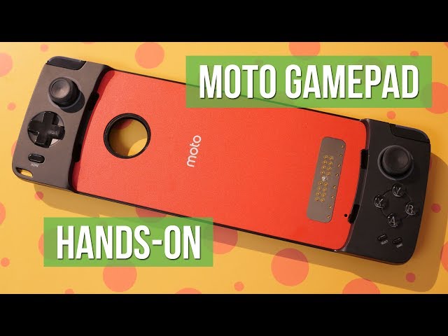 Moto Mod Gamepad Handheld Gaming Controller w/ Built-in Battery