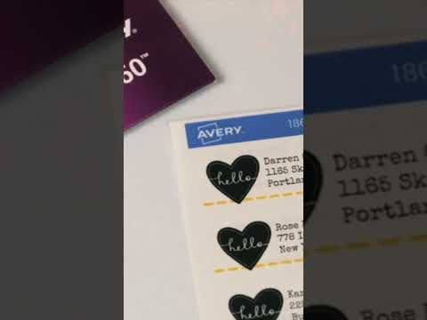 Avery 8160 Easy Peel Address Labels for Inkjet Printers, Discounted Price https://amzn.to/3oBcPT8