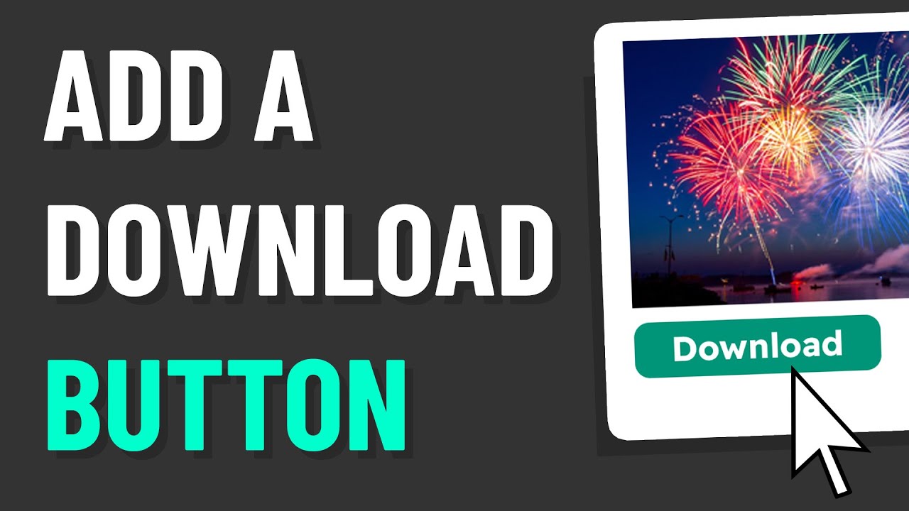 Easily Add a Download Button to Your Websites - HTML, CSS & JavaScript Tutorial