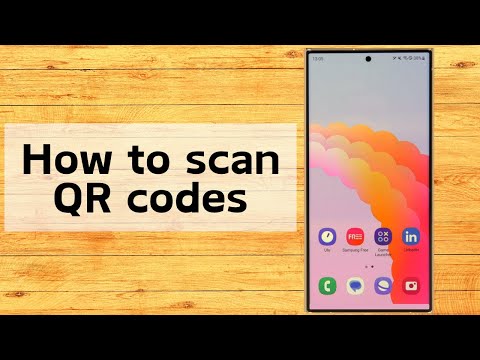How to scan QR codes Samsung Galaxy S24 Ultra - QR scanner