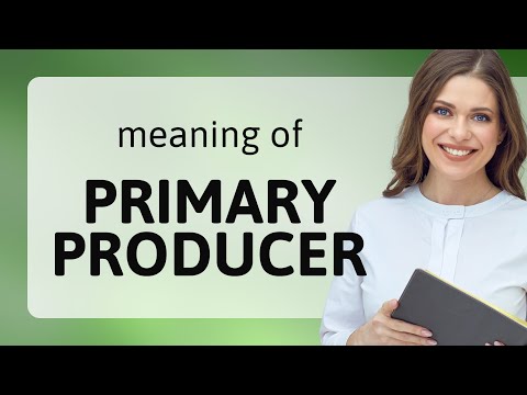 Understanding "Primary Producer" in Simple Terms