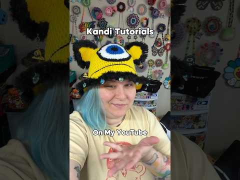 Looking for kandi tutorials? I gotchu 🖤#kandi #diy #5minutecrafts