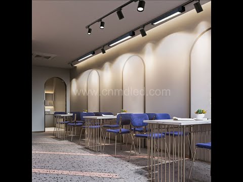 LED Linear Track Light of Floodlight Grille Spotlight for Home,Clothing Store, Commercial Fill Light
