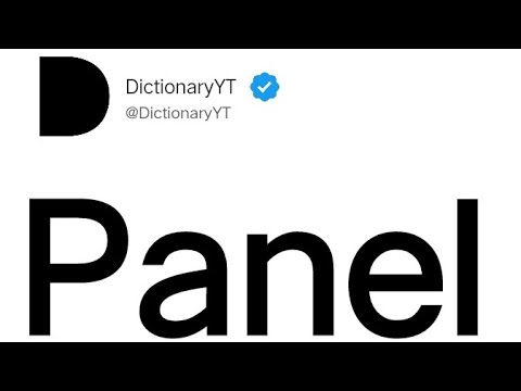 Panel Meaning in English