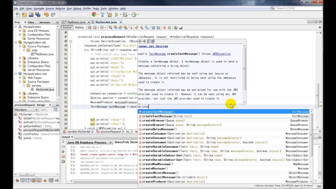 Netbeans & EJB tutorial 2: Creating Message-Driven Beans