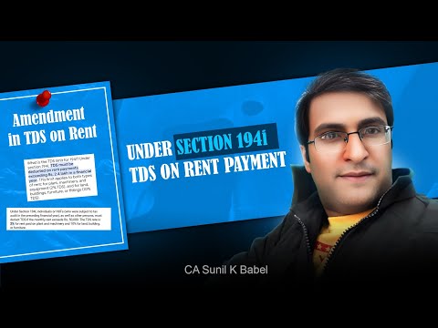 TDS on Rent Explained | Section 194I Latest Update 2025