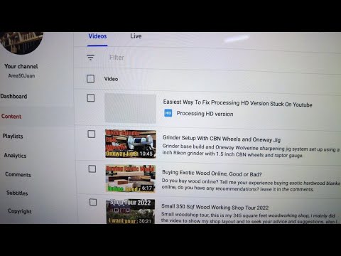 Easiest Way To Fix Processing HD Version Stuck On Youtube