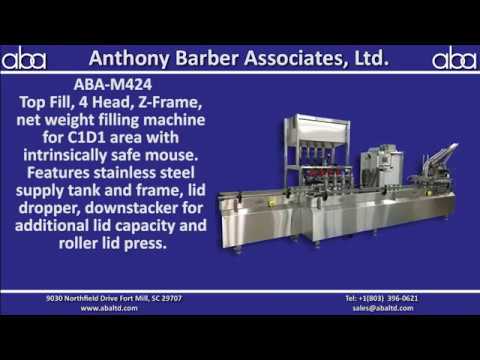 ABA-M424 - 4 Head, Z-Frame, Net Weight Filling Machine