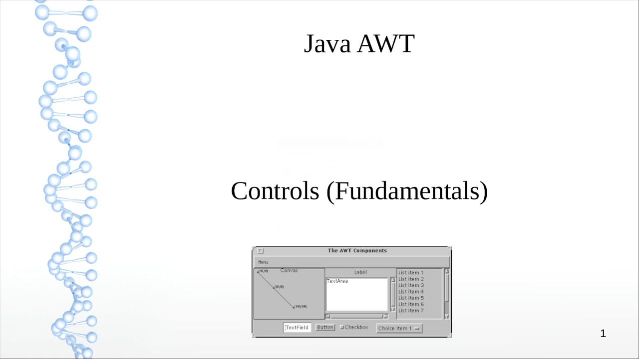 Java AWT - GUI Controls