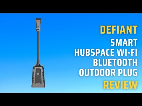Defiant Smart Hubspace Wi-Fi Bluetooth Outdoor Plug Review | Alexa and Google Voice Control