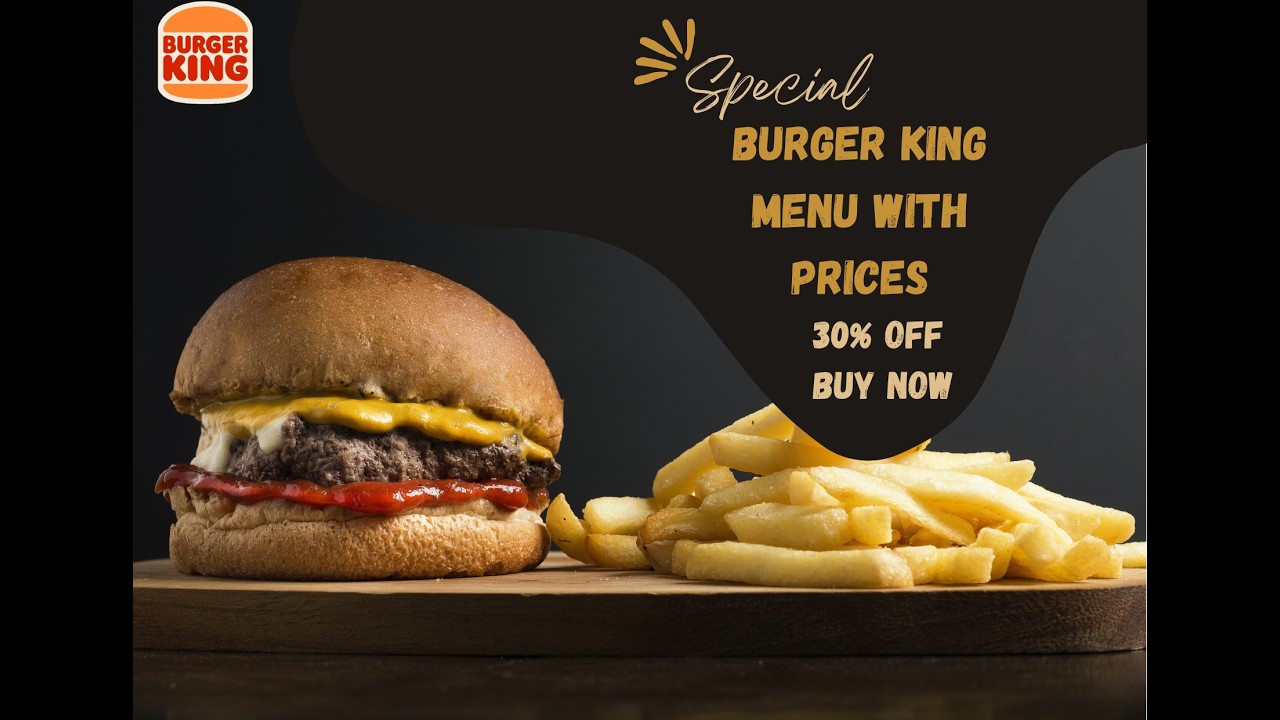 Burger King Menu With Prices 2026 🇺🇸 | Full Menu, Deals & Best Value Meals!