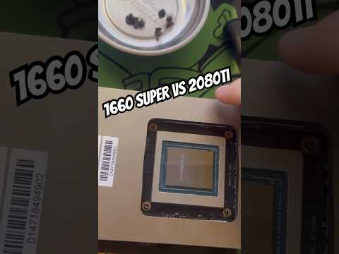 $70 Gpu vs $350 Gpu die size difference. 1660super vs 2080ti