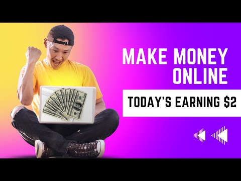 How to Make Money Online l My Daily Income l Today's Earning 3 Dollars