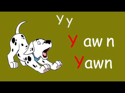 The Letter Y | Learn the Alphabet | Identify Pictures and Read Words | Early childhood Education.