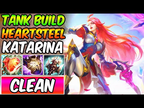 THIS TANK KATARINA BUILD IS BROKEN - HEARTSTEEL KATARINA | New Build & Runes S15 | League of Legends