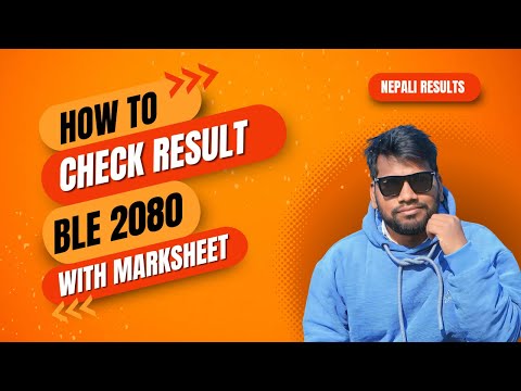 How To Check BLE Result 2080 With Marksheet? Nepali Result