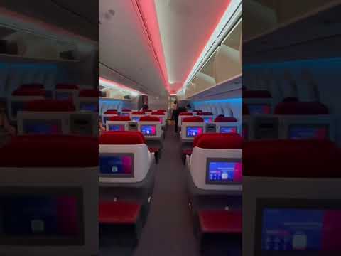 Classe Executiva do voo Madri a São Paulo no Boeing 787-900 da Latam. #businessclass #latam